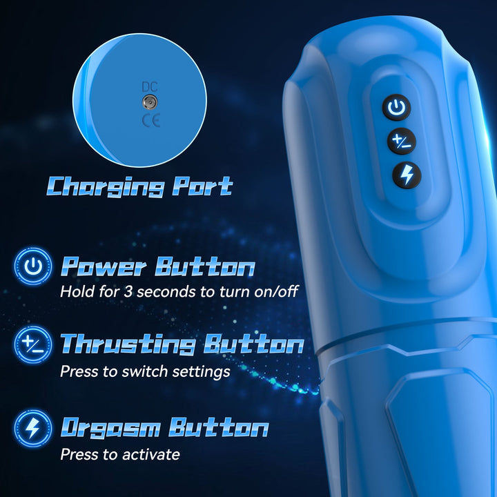 Thrusting Male Masturbator with Vibration – Oronova